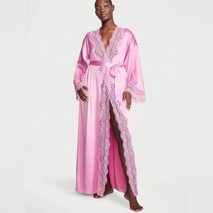 Victoria's Secret | Intimates & Sleepwear | Victorias Secret Long Satin ...
